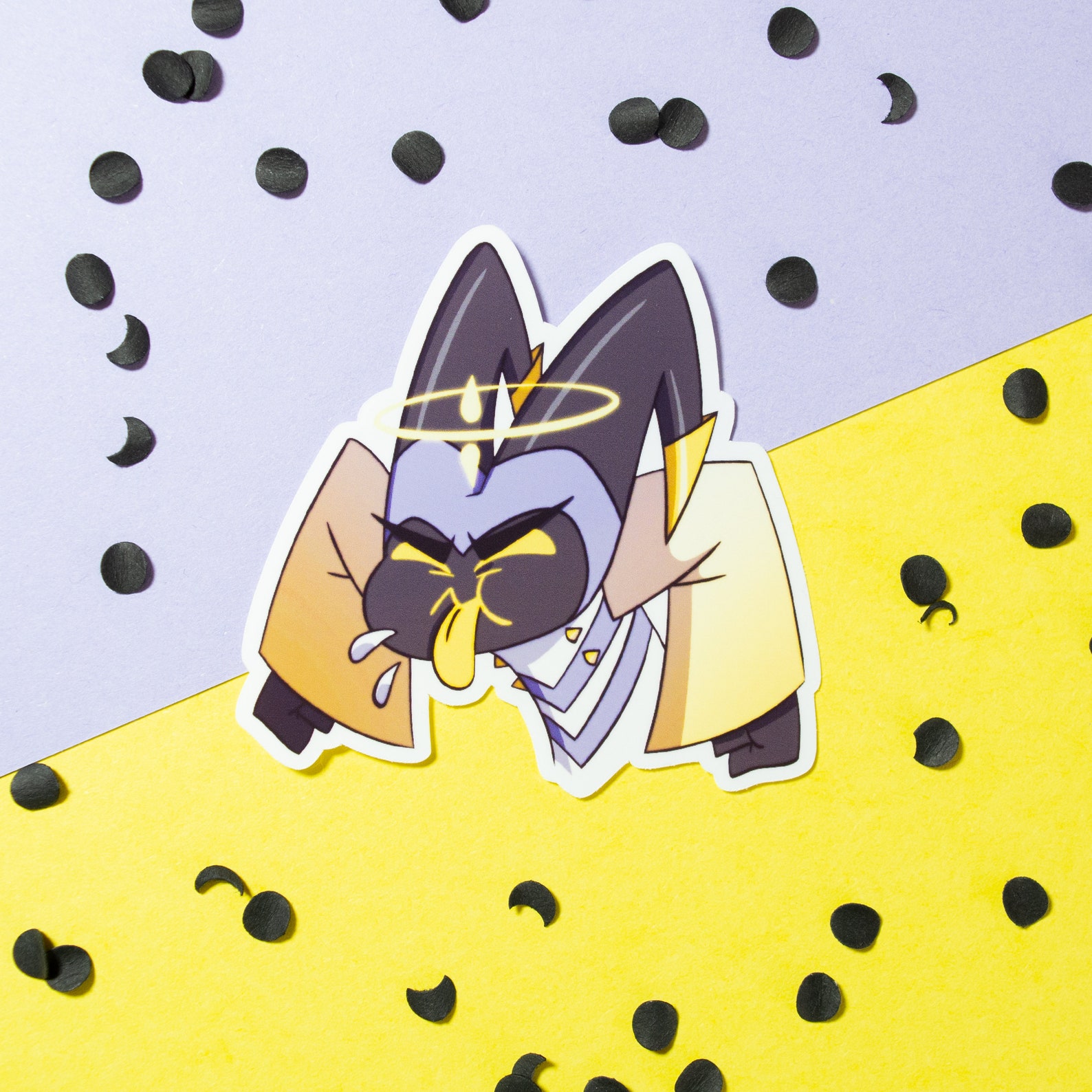 Vinyl Sticker Hazbin Hotel Adam First Man Dickmaster - Etsy UK