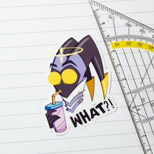 Vinyl Sticker Hazbin Hotel Adam First Man Dickmaster - Etsy