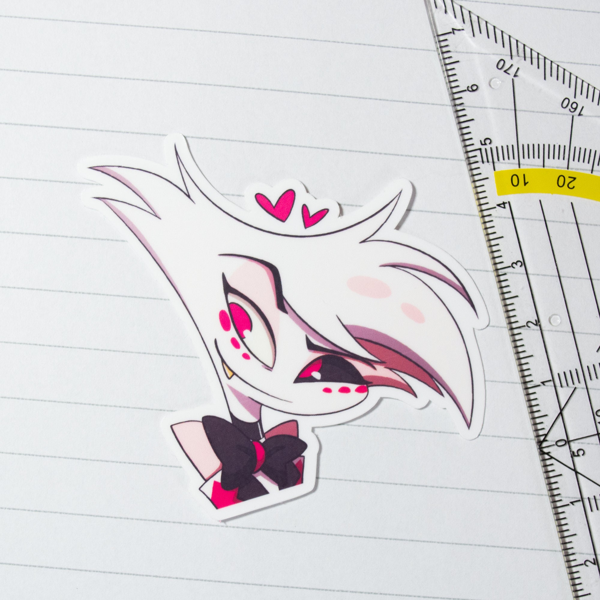 Vinyl Sticker Hazbin Hotel Angel Dust - Etsy