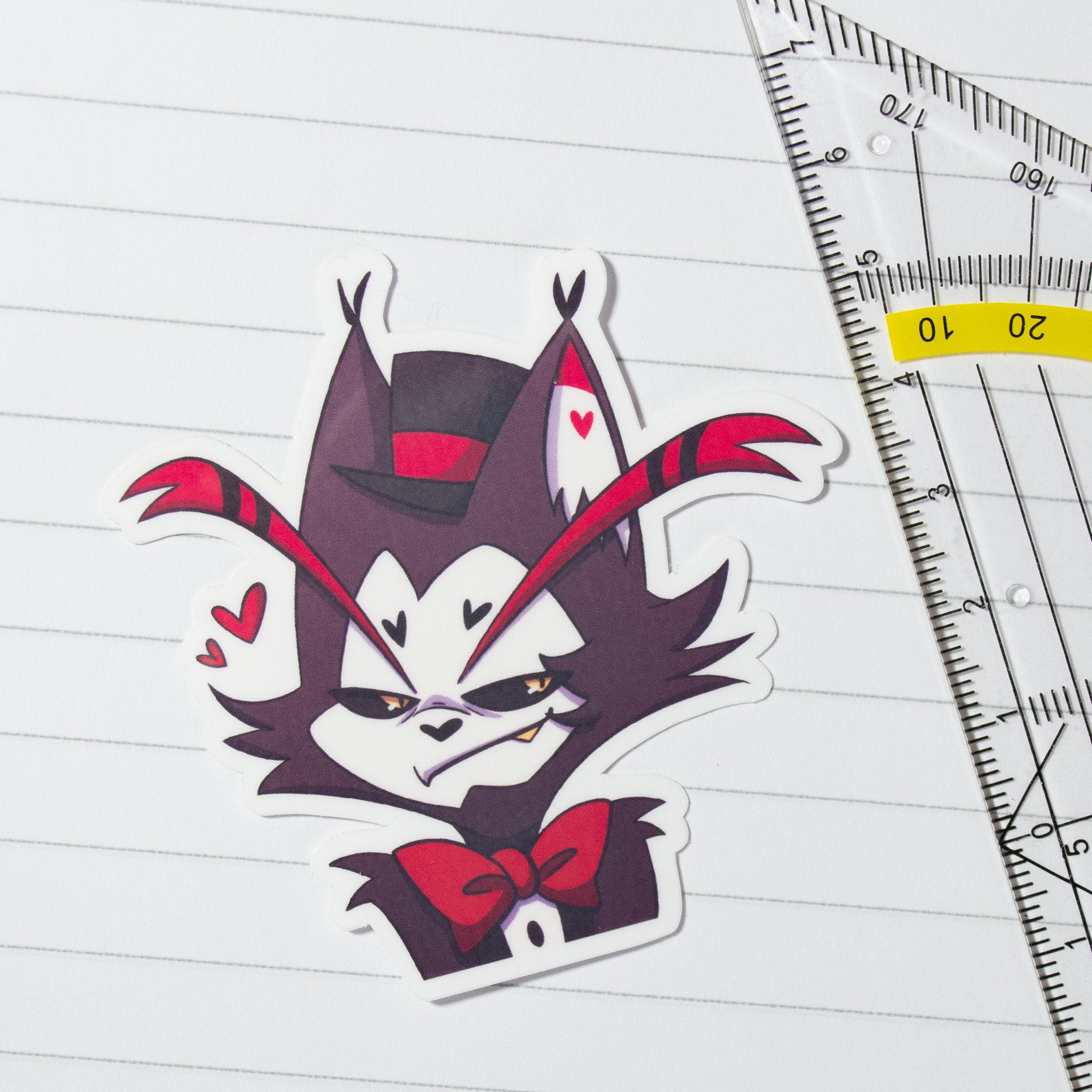 Vinyl Sticker Hazbin Hotel Husk - Etsy UK