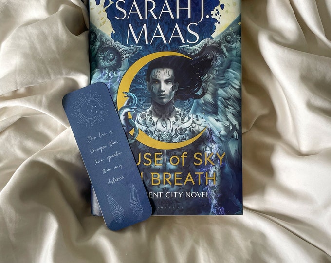 Bryce and Hunt Laminated Bookmark - Crescent City, HOSAB, Sarah J Maas ...