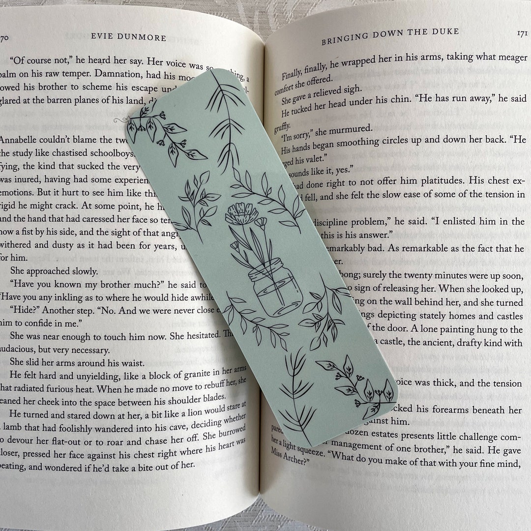 Plant Bookmark: Handmade Laminated Page Saver - Etsy