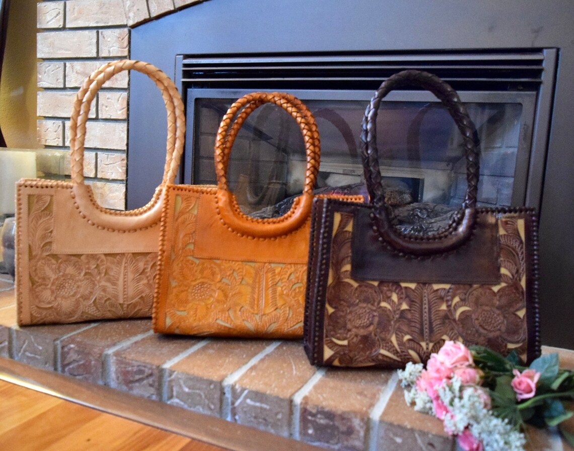 Genuine Leather Handmade Mexican Purse - Etsy