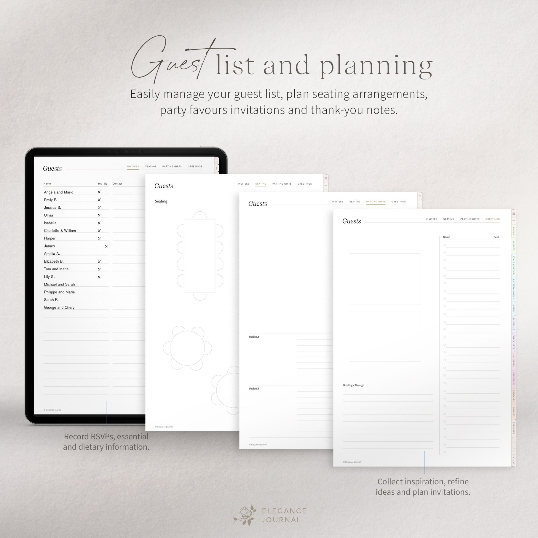 Event Planner, Event Planning Template, Digital Event Planning Book ...