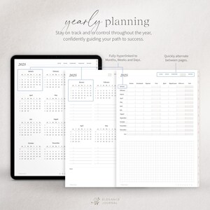 2025 Digital Planner, 2025 Planner, iPad Planner, Minimalist Planner ...
