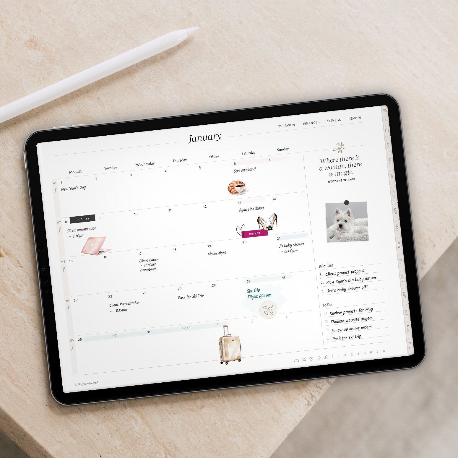 Digital Stickers, Self Care Aesthetic, Girl Wellness and Spa Stickers ...