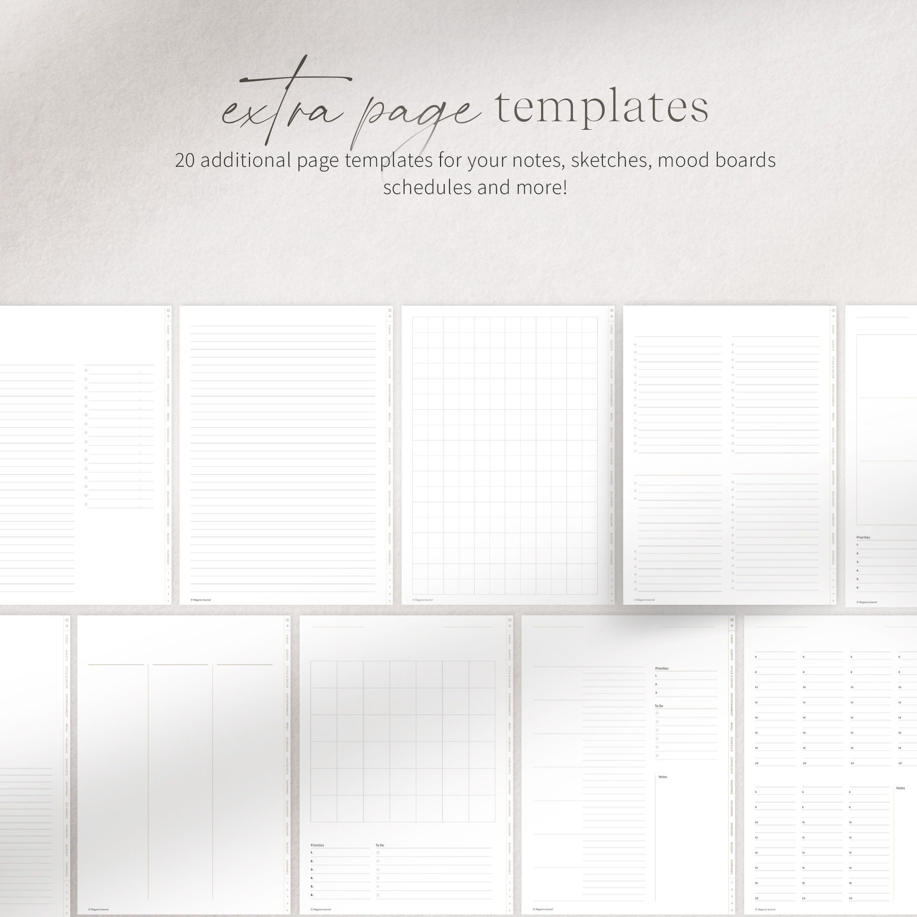 Event Planner, Event Planning Template, Digital Event Planning Book ...