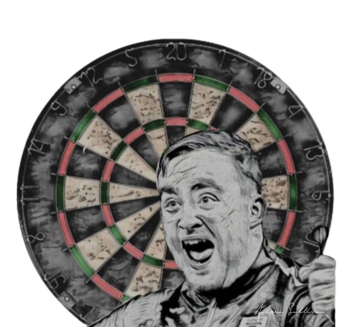 Luke Littler Limited Edition Hand Drawn Digital Illustration Greeting ...