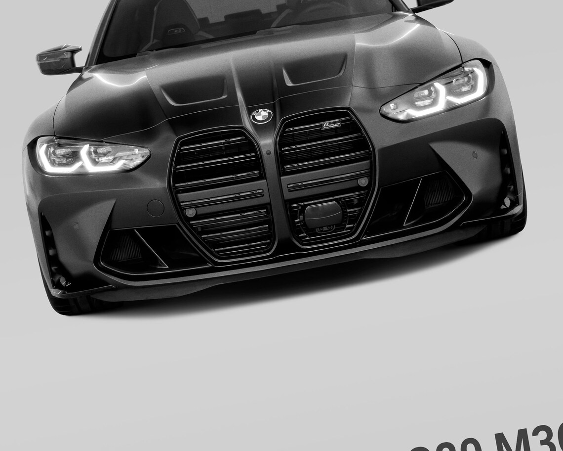 BMW M3 Competition G80 Poster Print Wall Art Car Photography - Etsy