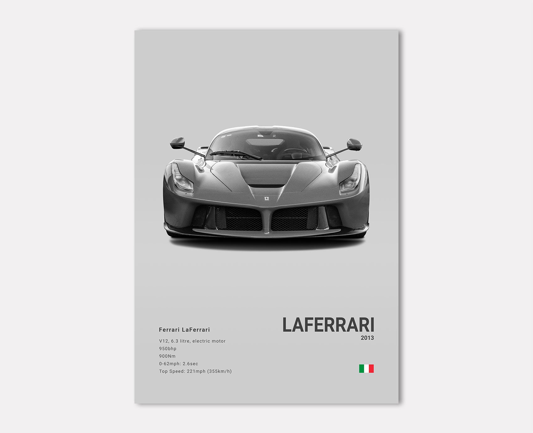 Ferrari Laferrari Poster Print Wall Art Car Photography - Etsy