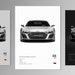 Audi R8 V10 Type 4S Poster Print Wall Art Car Photography - Etsy