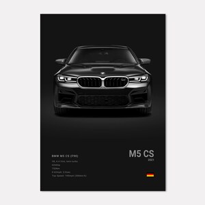 BMW M5 CS F90 Poster Print | Wall Art | Car Photography - Etsy