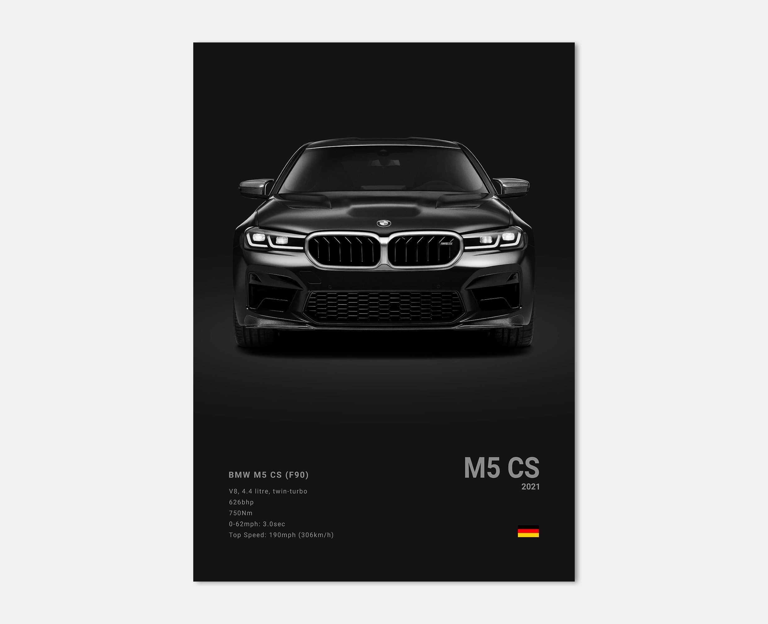 BMW M5 CS F90 Poster Print Wall Art Car Photography - Etsy