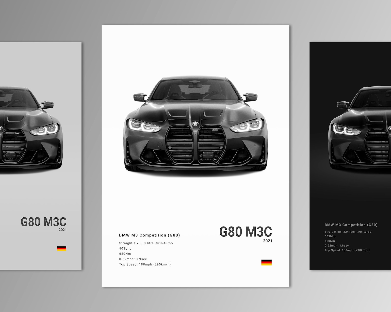BMW M3 Competition G80 Poster Print Wall Art Car Photography - Etsy