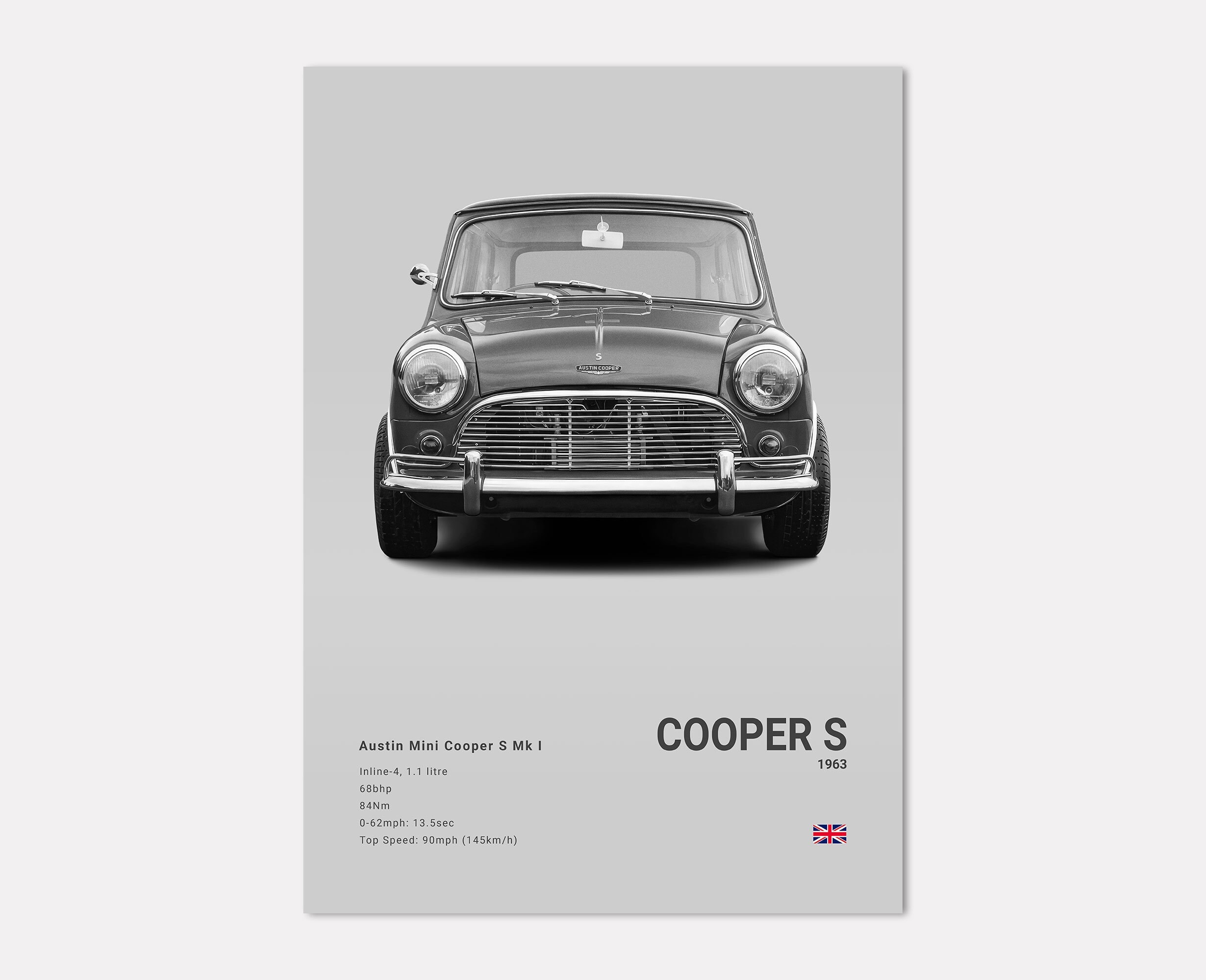 Austin Mini Cooper S Mk1 Poster Print Wall Art Car Photography - Etsy