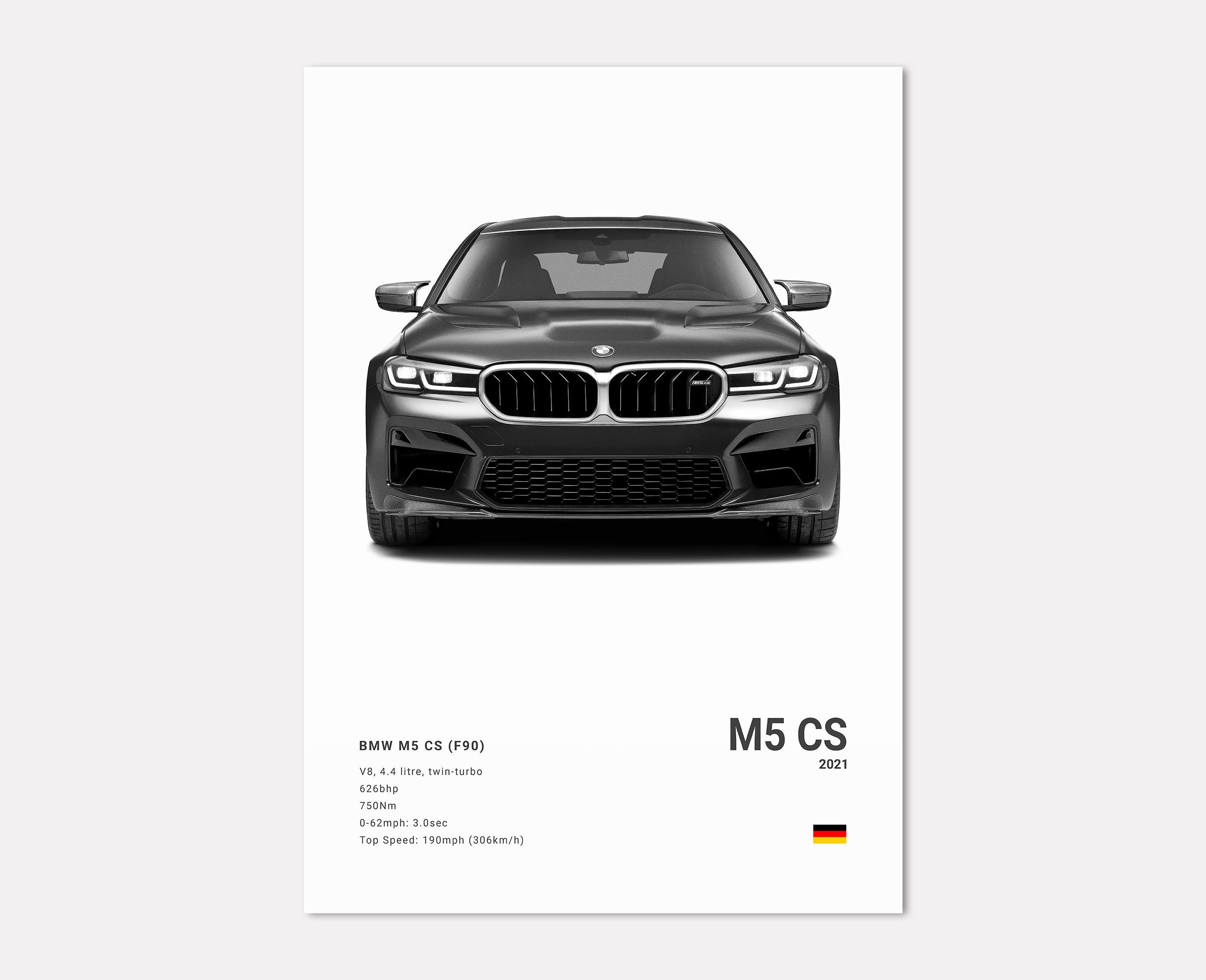 BMW M5 CS F90 Poster Print Wall Art Car Photography - Etsy