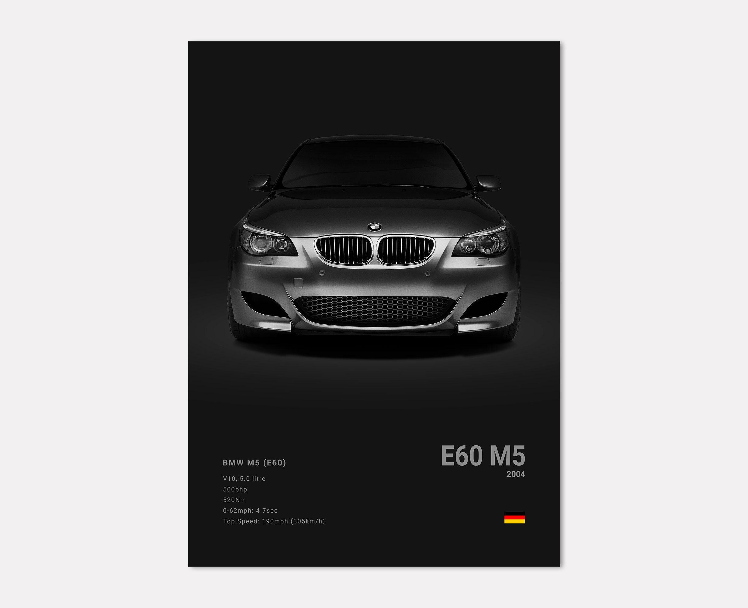 BMW M5 E60 Poster Print | Wall Art | Car Photography - Etsy