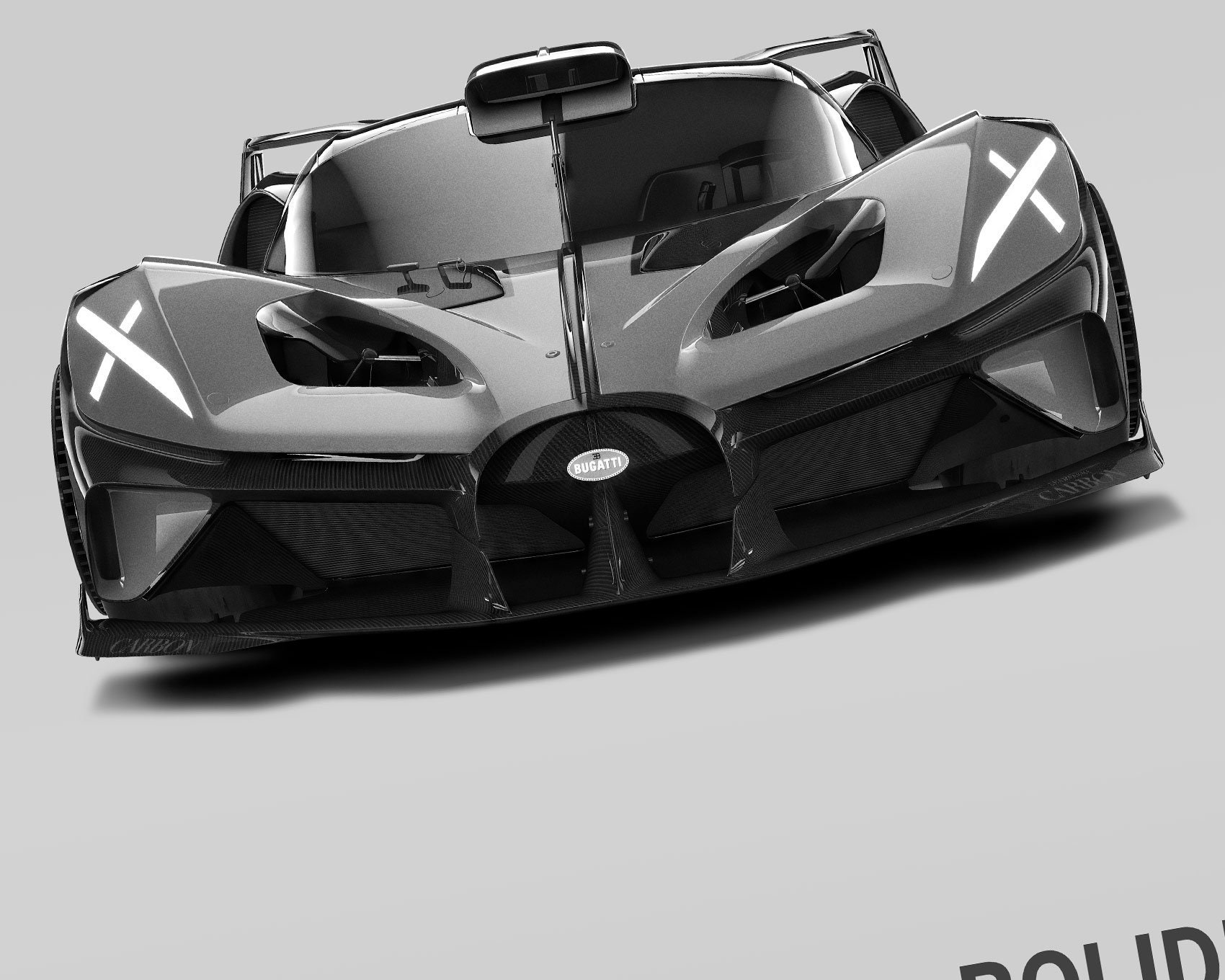 Bugatti Bolide Poster Print Wall Art Car Photography - Etsy