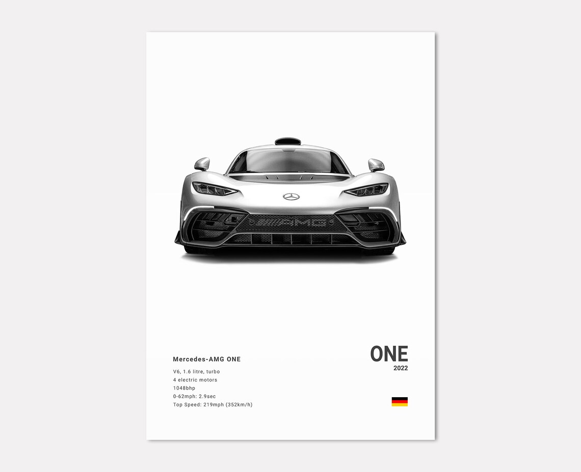 Mercedes-amg One Poster Print Wall Art Car Photography - Etsy