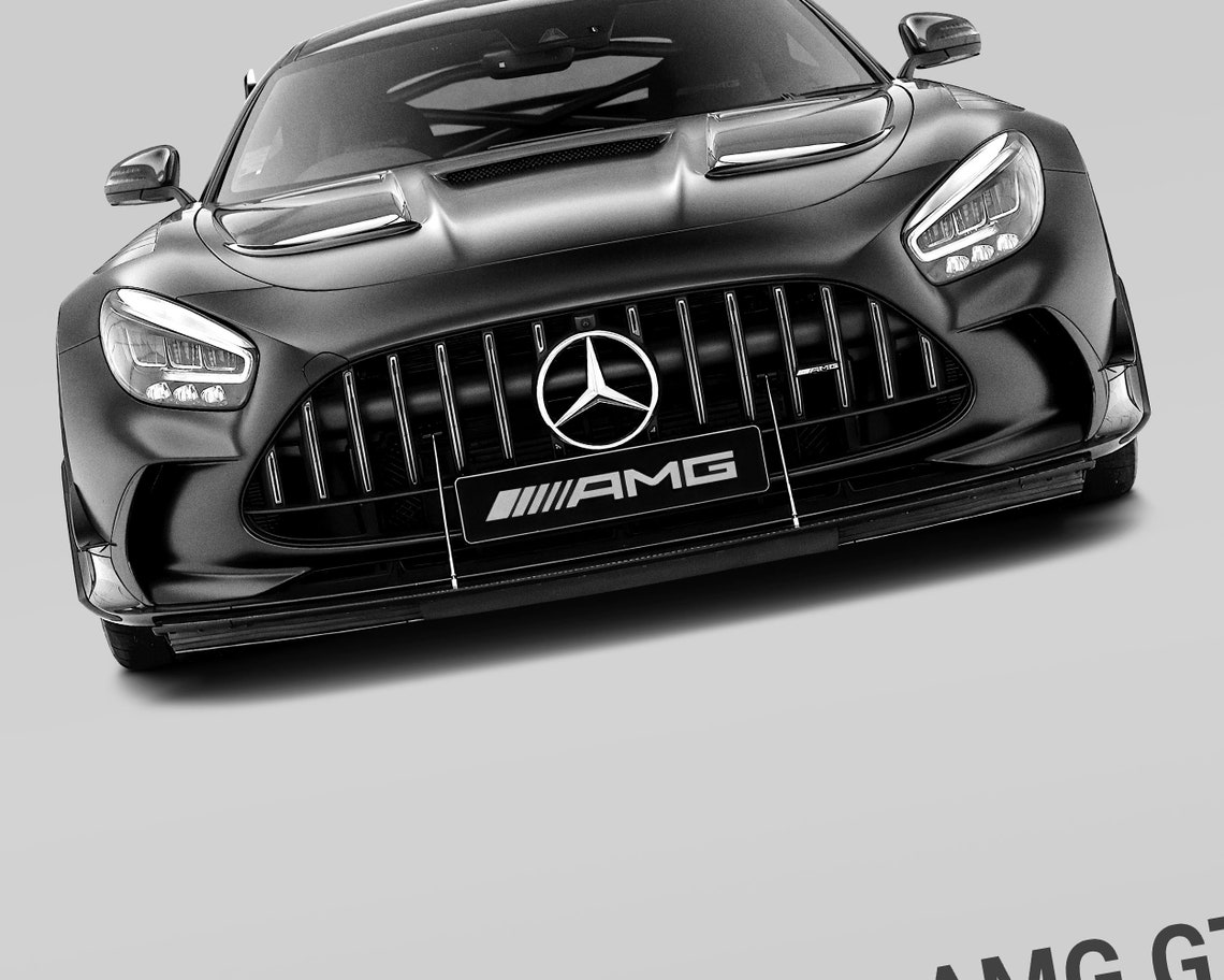 Mercedes-amg GT Black Series Poster Print Wall Art Car Photography - Etsy