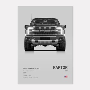 Ford F-150 Raptor 2021 Poster Print | Wall Art | Car Photography - Etsy