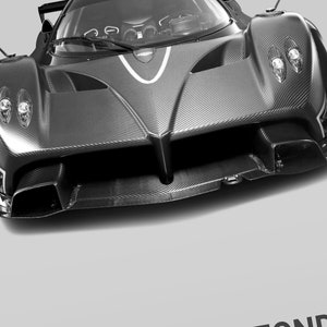 Pagani Zonda R Poster Print | Wall Art | Car Photography - Etsy