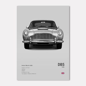 Aston Martin DB5 Poster Print | Wall Art | Car Photography - Etsy