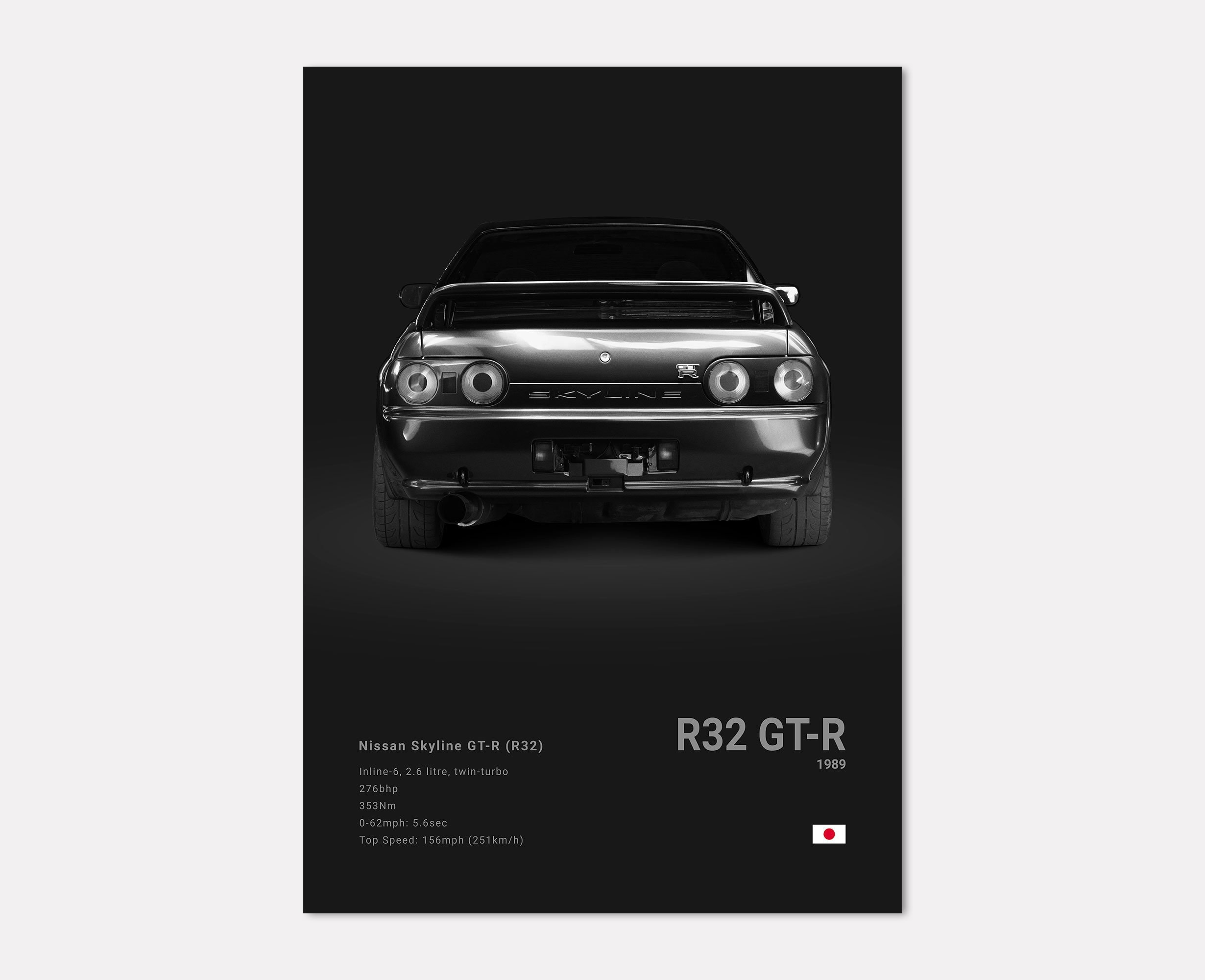 Nissan Skyline R32 Poster Print Wall Art Car Photography - Etsy