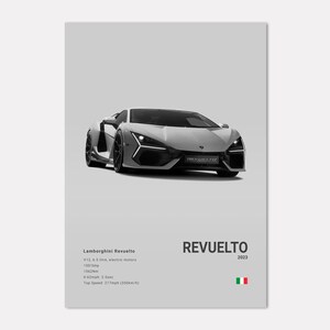 Lamborghini Revuelto Poster Print | Wall Art | Car Photography - Etsy