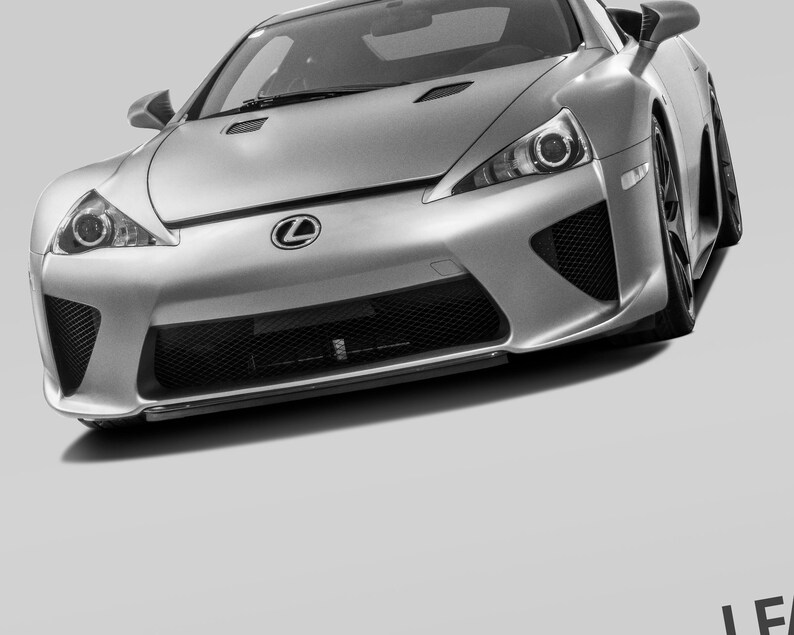Lexus LFA Poster Print Wall Art Car Photography - Etsy