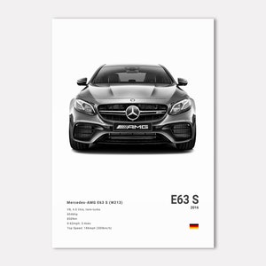 Mercedes-amg E63 S 2019 W213 Poster Print Wall Art Car Photography - Etsy