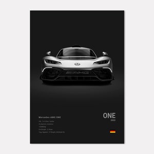 Mercedes-amg One Poster Print | Wall Art | Car Photography - Etsy