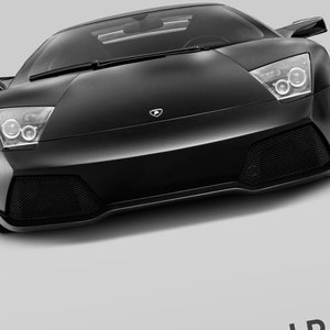 Lamborghini Murcielago LP 640 Poster Print | Wall Art | Car Photography ...