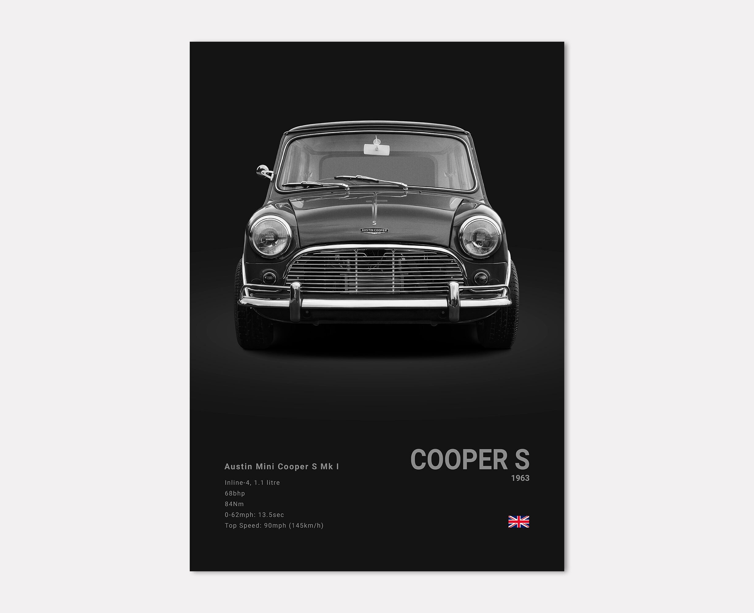 Austin Mini Cooper S Mk1 Poster Print Wall Art Car Photography - Etsy