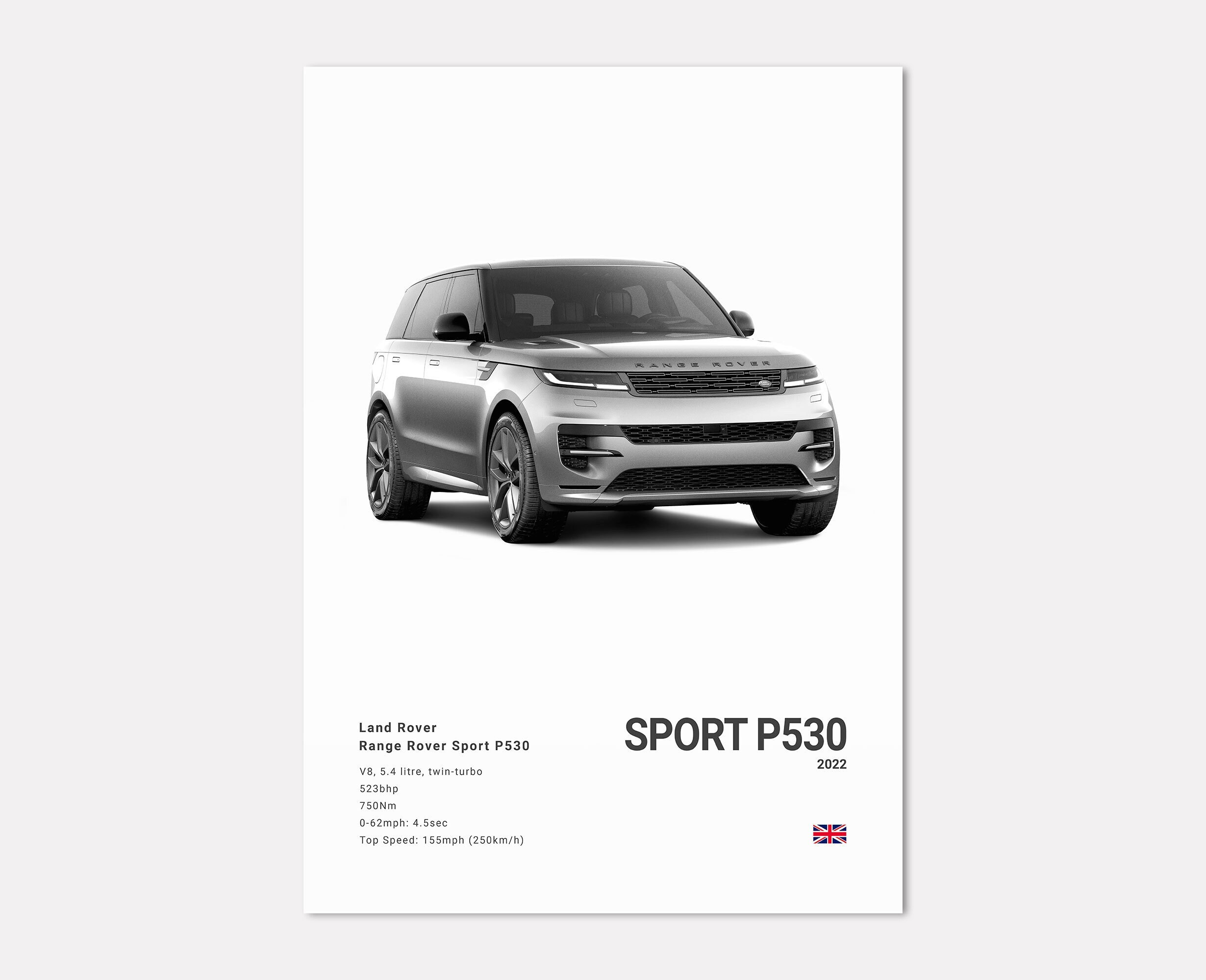 Land Rover Range Rover Sport P530 Poster Print Wall Art - Etsy