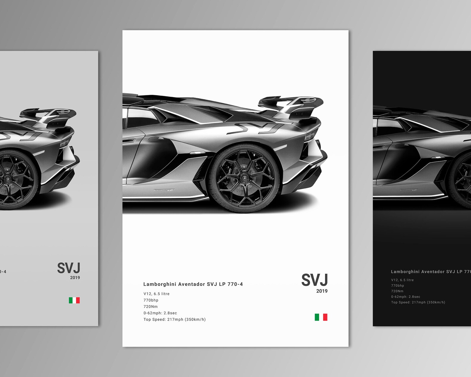 Lamborghini Aventador SVJ Poster Print Wall Art Car - Etsy UK