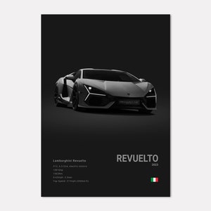 Lamborghini Revuelto Poster Print | Wall Art | Car Photography - Etsy