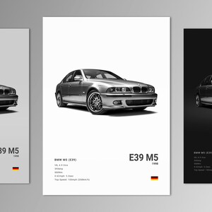 BMW M5 (E39) Poster Print | Wall Art | Car Photography - Etsy