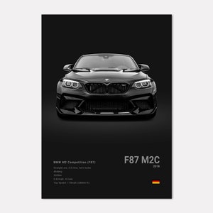 BMW M2 Competition F87 Poster Print | Wall Art | Car Photography - Etsy