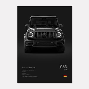 Mercedes-amg G63 Poster Print | Wall Art | Car Photography - Etsy