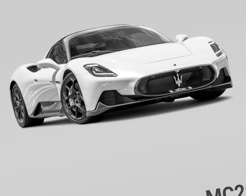 Maserati MC20 Poster Print | Wall Art | Car Photography - Etsy