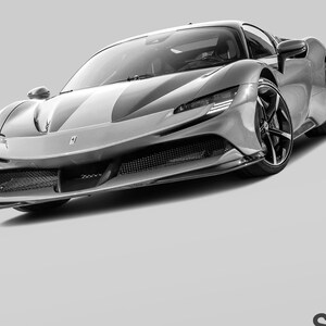 Ferrari SF90 Stradale Poster Print | Wall Art | Car Photography - Etsy