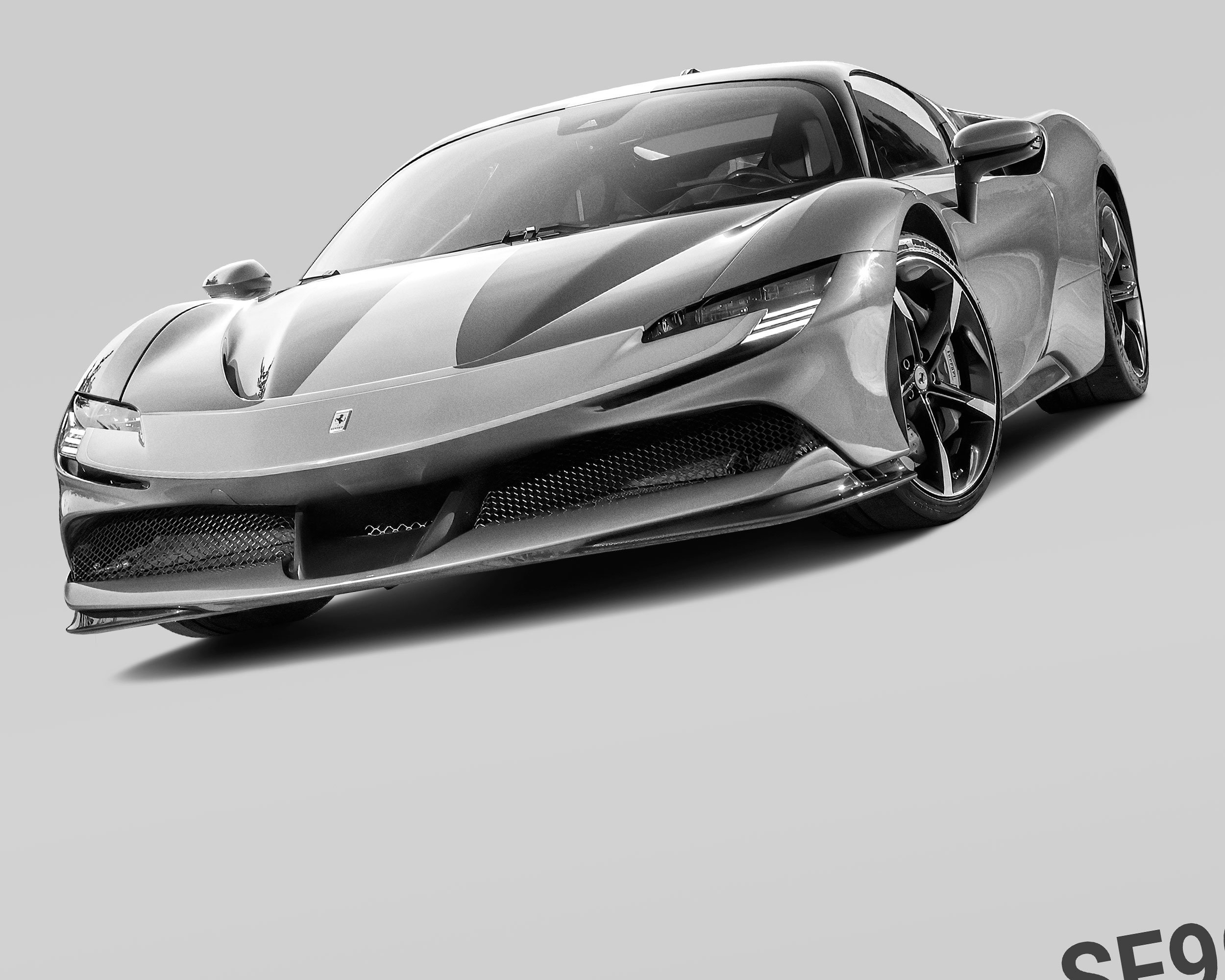 Ferrari SF90 Stradale Poster Print Wall Art Car Photography - Etsy
