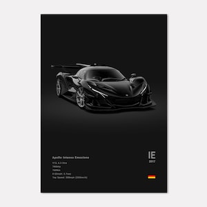 Apollo Intensa Emozione Poster Print | Wall Art | Car Photography - Etsy