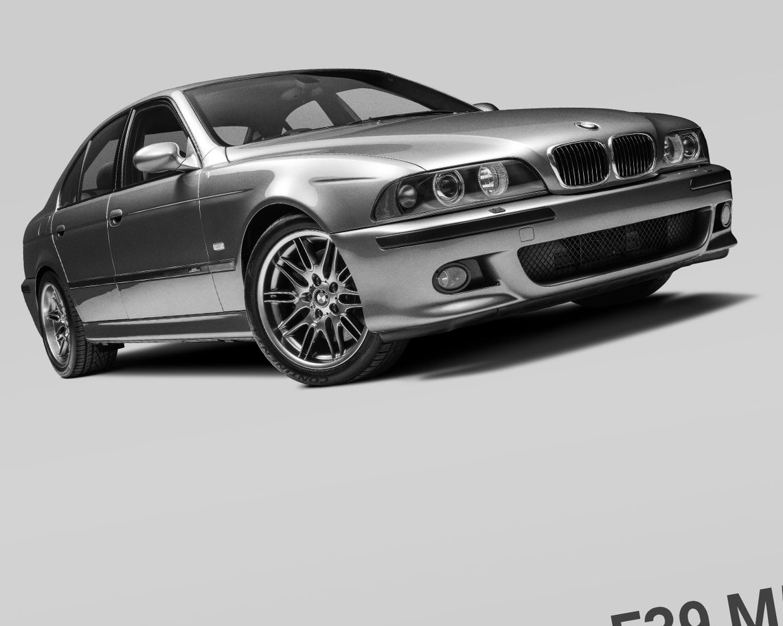 BMW M5 E39 Poster Print Wall Art Car Photography - Etsy