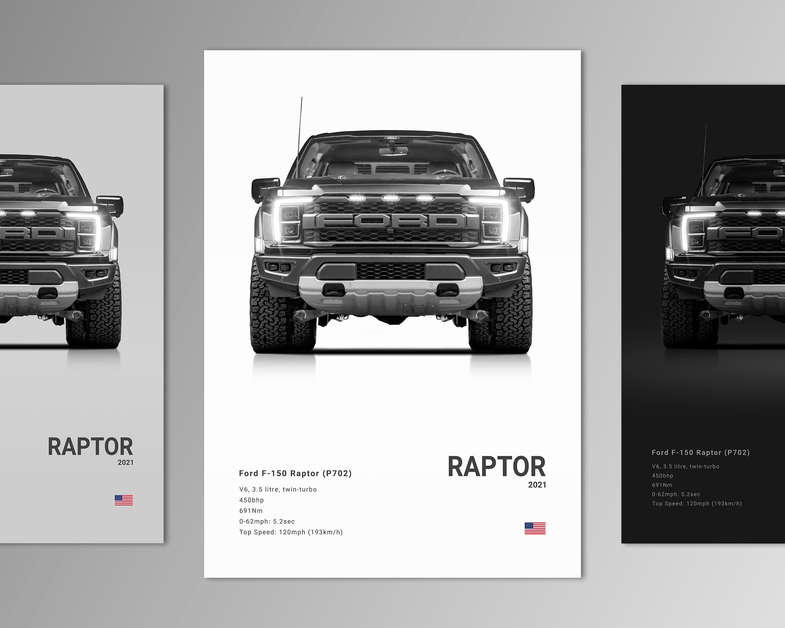 Ford F-150 Raptor 2021 Poster Print Wall Art Car Photography - Etsy