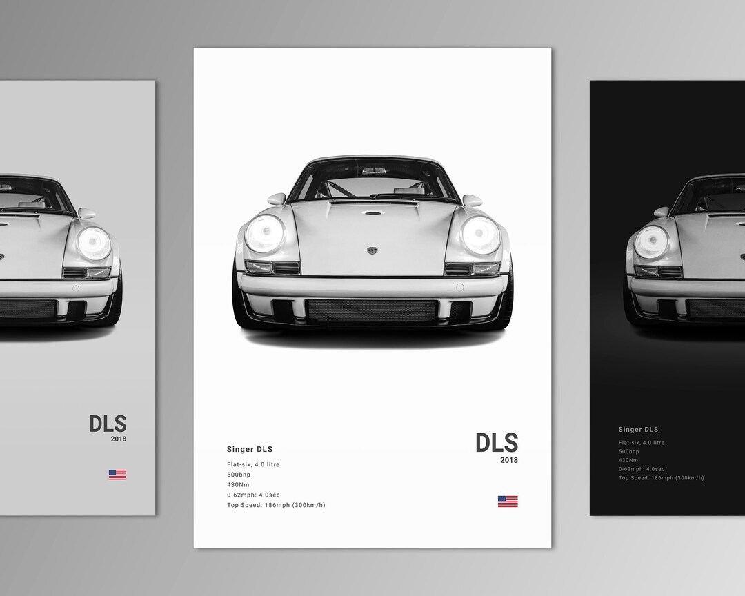 Singer DLS Poster Print | Wall Art | Car Photography - Etsy