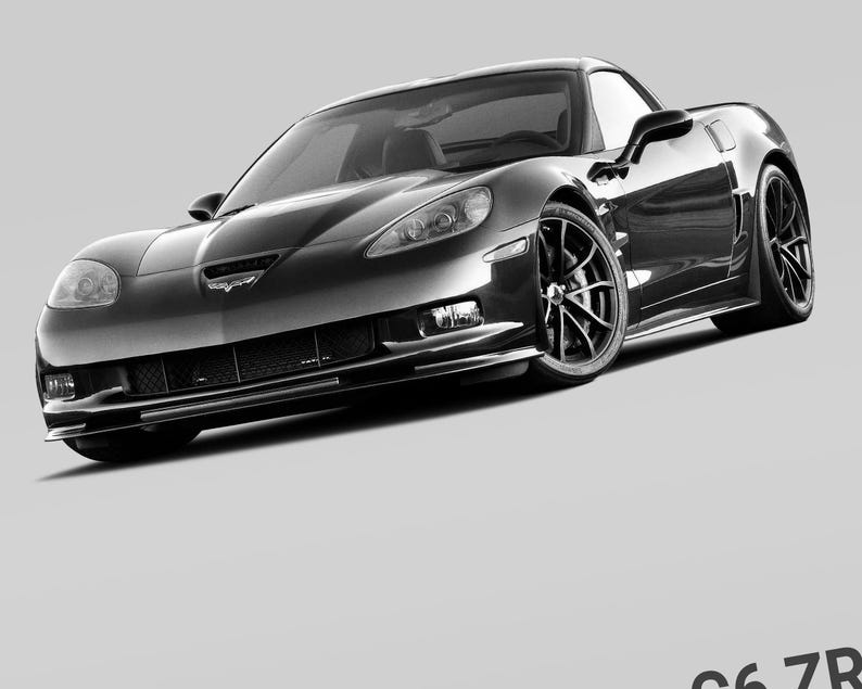 Chevrolet Corvette ZR1 C6 Poster Print | Wall Art | Car Photography - Etsy