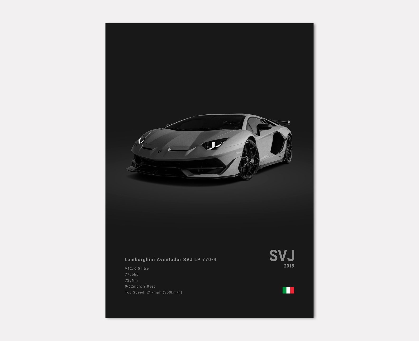 Lamborghini Aventador SVJ Poster Print Wall Art Car Photography - Etsy
