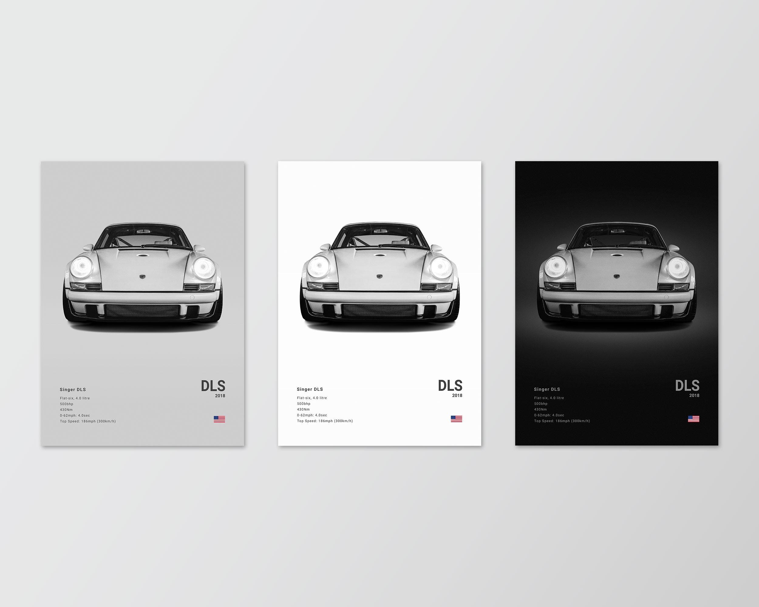 Singer DLS Poster Print | Wall Art | Car Photography - Etsy